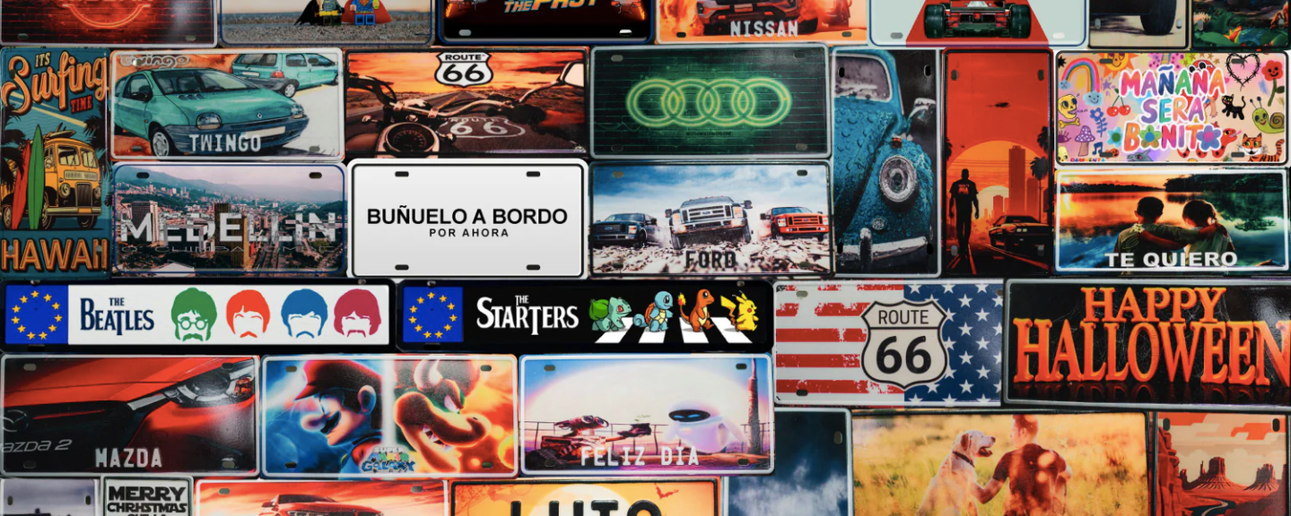 WordPlates - Placas personalizadas – Word Plates